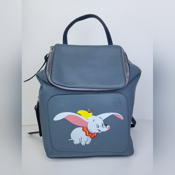 Loewe | Bags | Loewe Disney Flying Dumbo Stone Blue Leather Goya ...